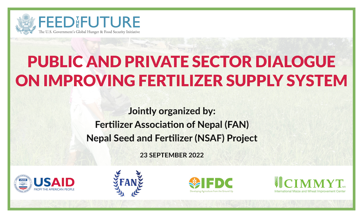 Enhancing Public-Private Collaboration to Improve the Fertilizer Supply ...